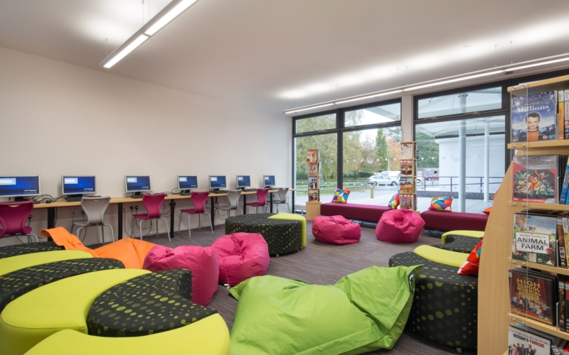 Vibrant Library for School - Latest - Oxford Architects